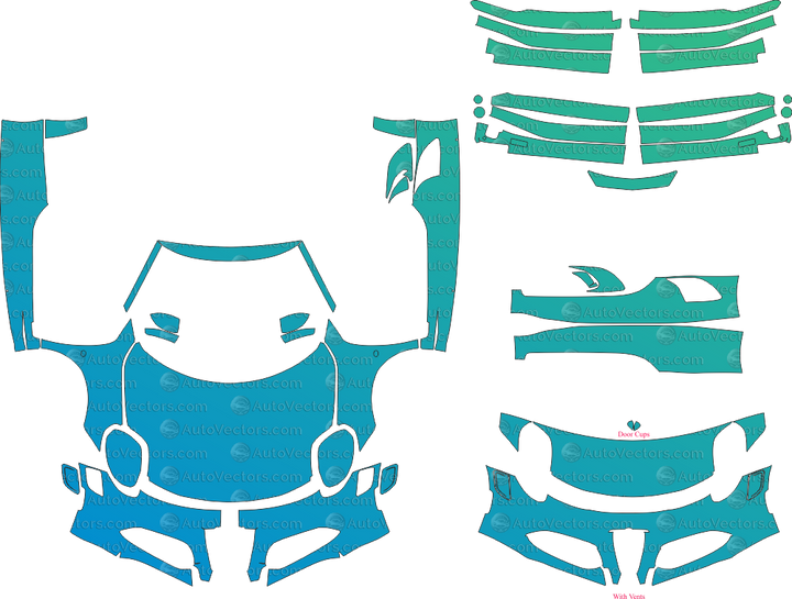 Pre-cut PPF Vector Templates for Cars | Digital Instant Download ...