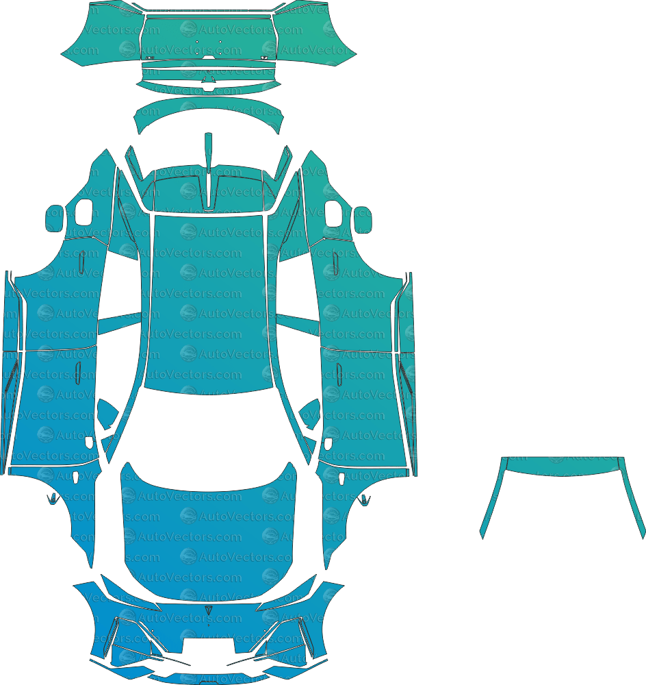 Deepal S07 (From 2023) SUV PPF Vector Pattern Download – AutoVectors